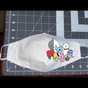 Hand Crafted | Accessories | Bt2 Bts Face Mask | Poshmark